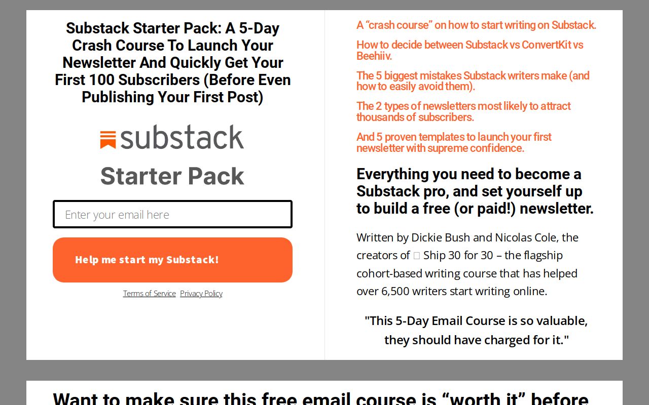 Substack Starter Pack